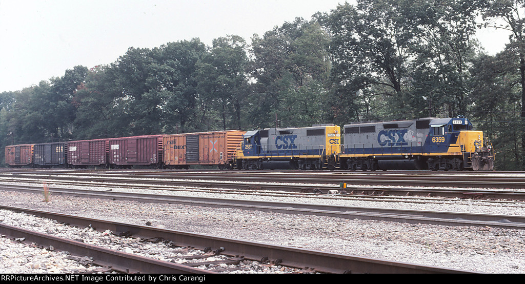 CSXT 6359 & 2537